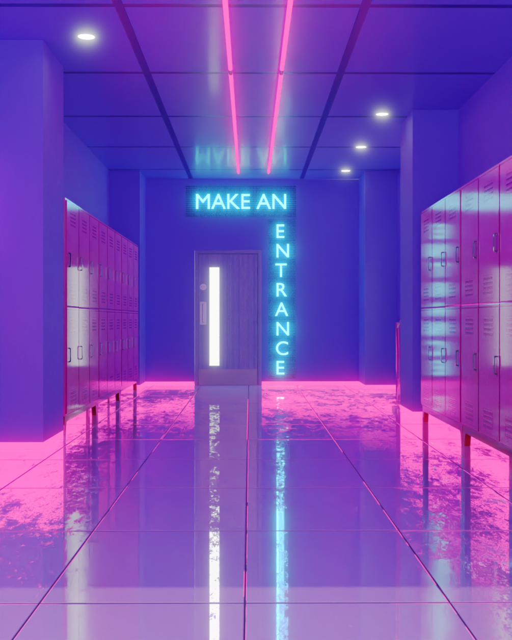 Neon Lockers