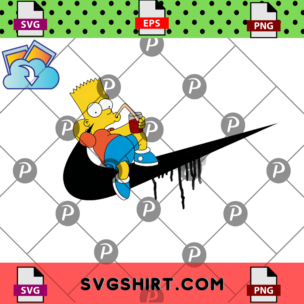 Nike simpson SVG PNG EPS DXF Digital Download