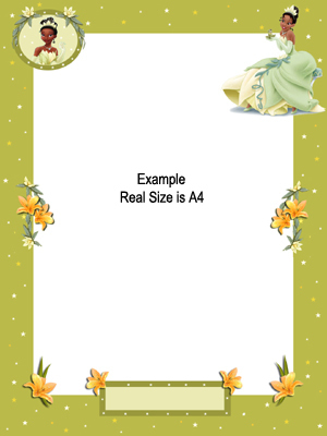 Princess Tiana Border Frame