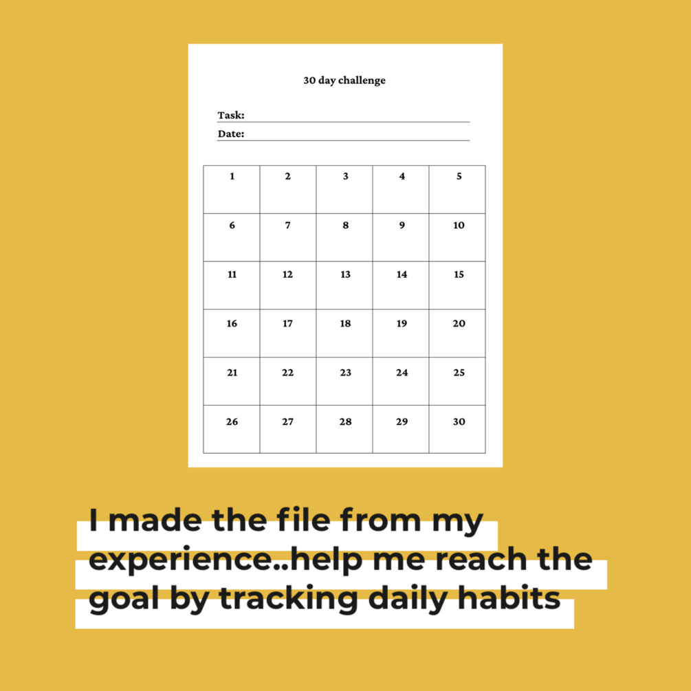 30 day challenge