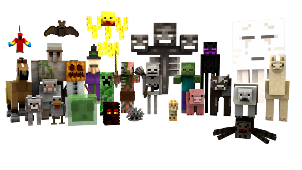 Rig Mobs Minecraft C4D