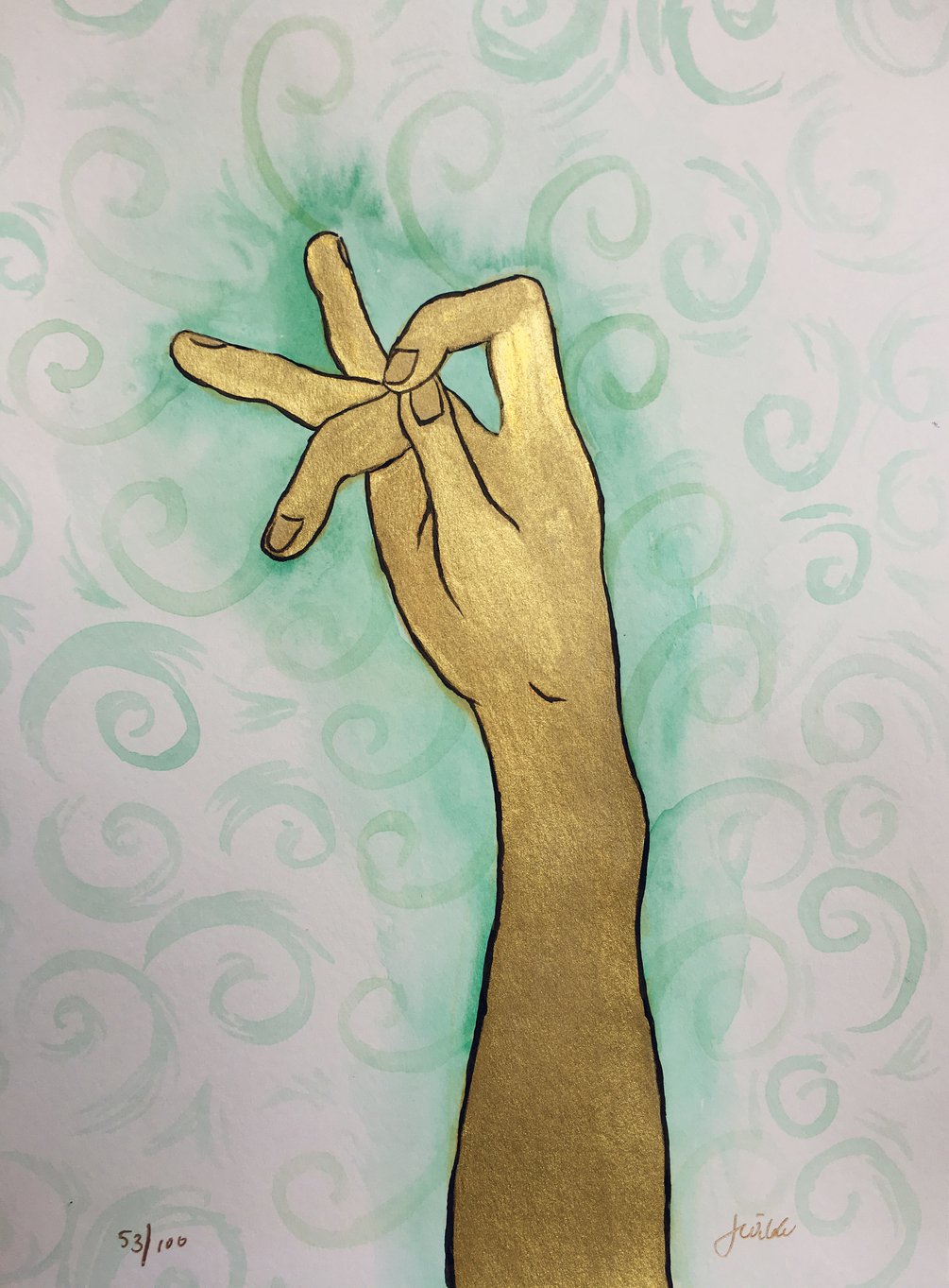 #100mudras - 53/100 - Kataka Mukha Mudra III