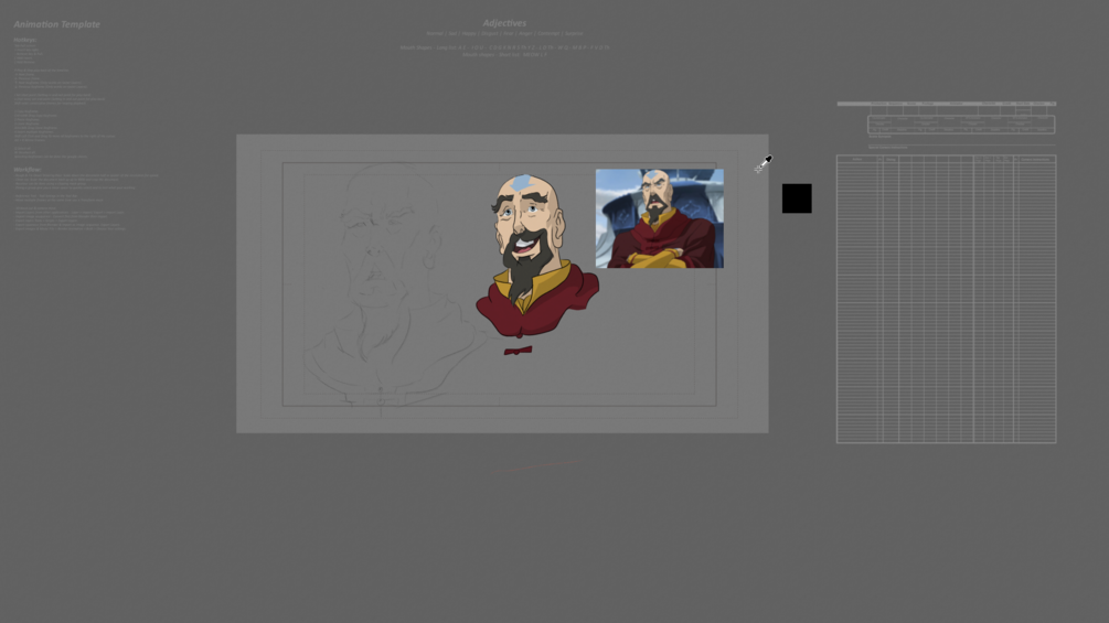 Krita Animation Template