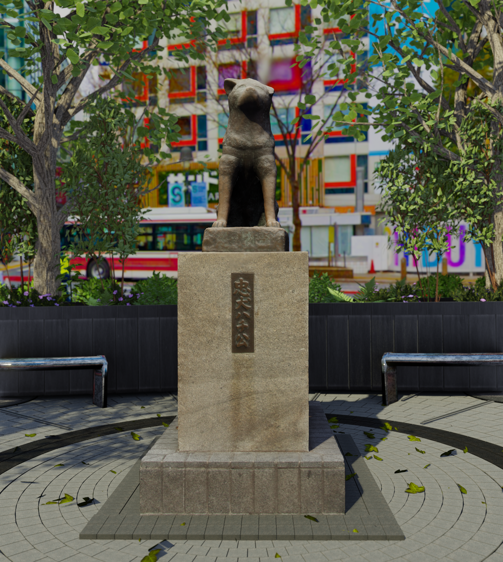 (SerenaSimmers1824)Hachiko Monument, Shibuya, Japan