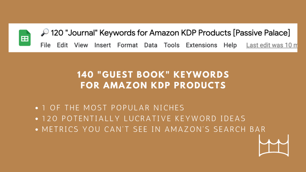 120 Journal Keywords For Amazon KDP Products