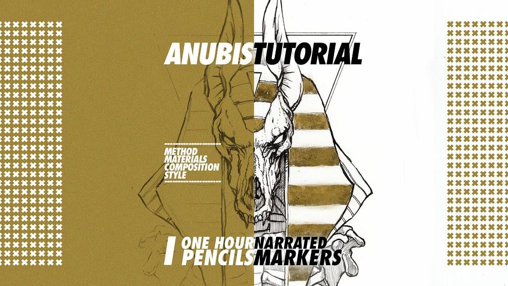 Tutorial: How To Draw Anubis