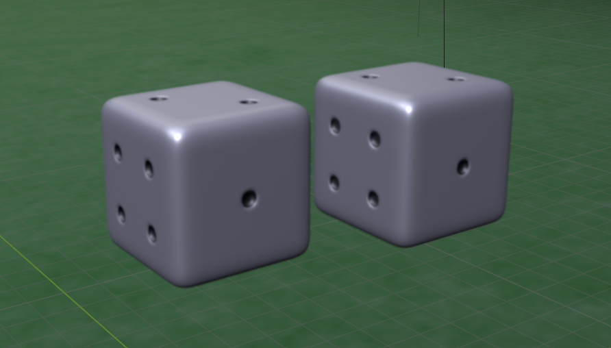 3D Dice Model + Animation