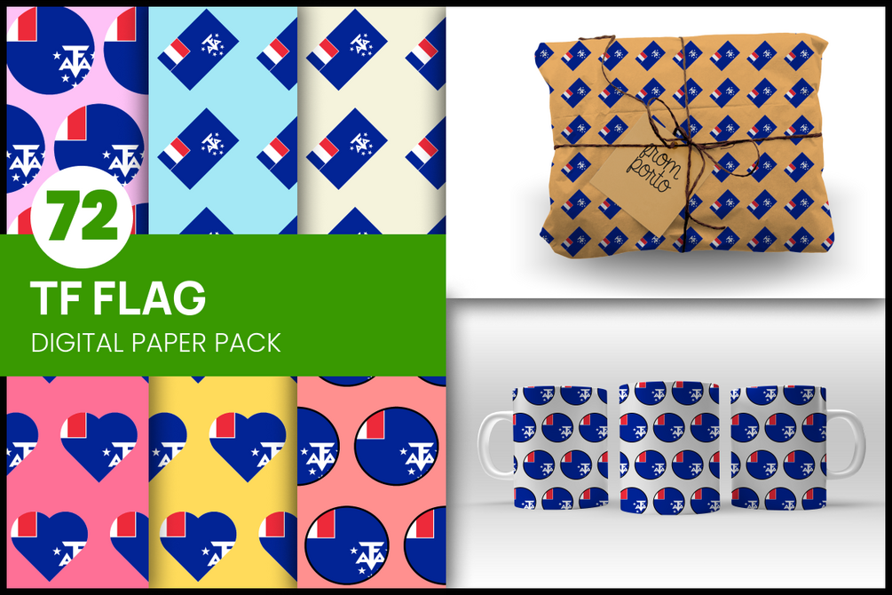 TF Flag Seamless Patterns