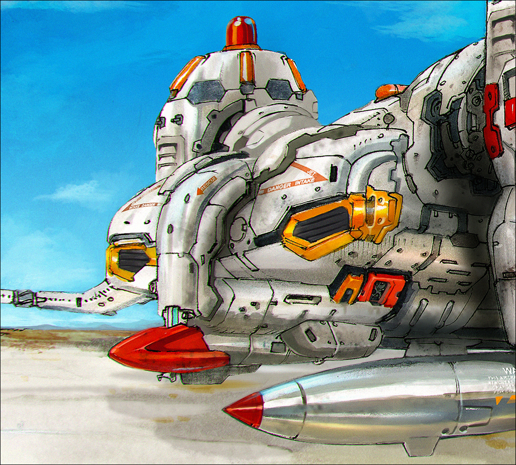 Cyber-Mecha Demo - Part 3 - Concept Marker Render Demo