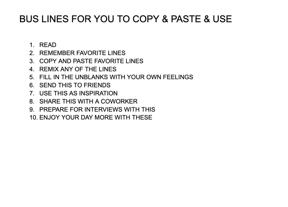 BUS LINES