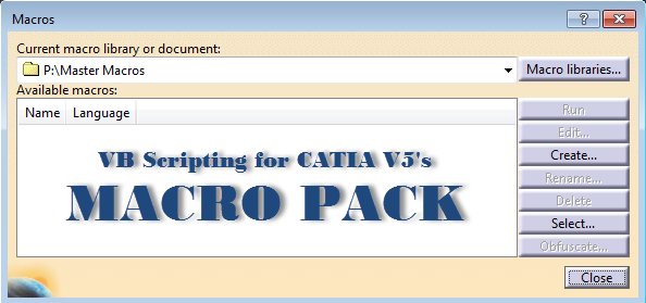 CATIA V5 Macro Pack