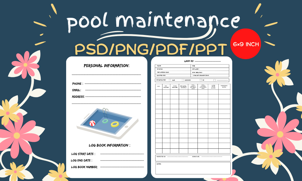 pool maintenance logbook