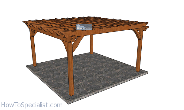 14x14 Pergola Plans