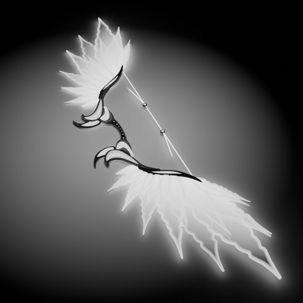 HighCD's Dreamer Bow (VRChat/3D Asset)