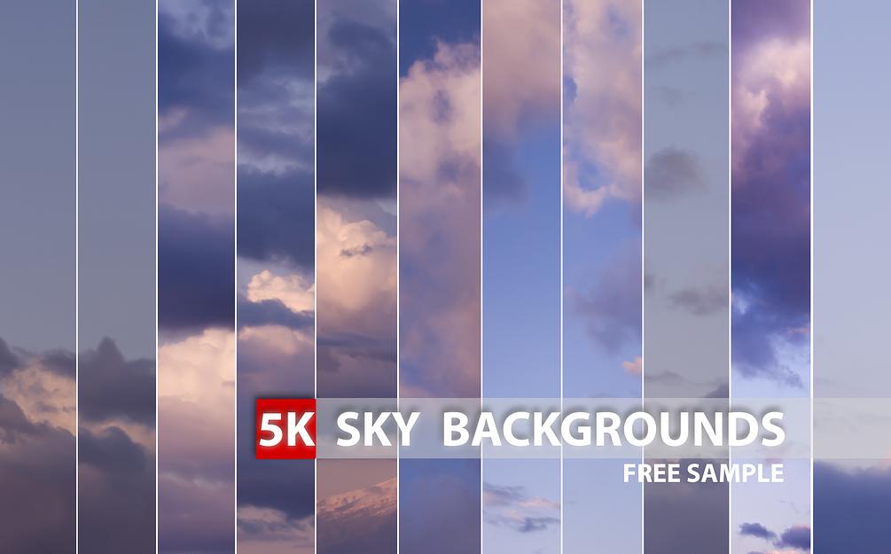 Sky backgrounds(Free Sample)