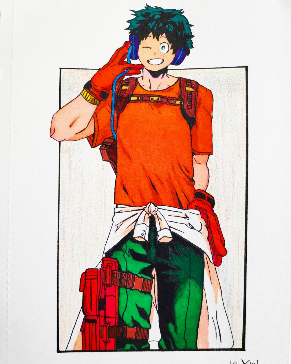 Midoriya- My Hero Academia Anime Character