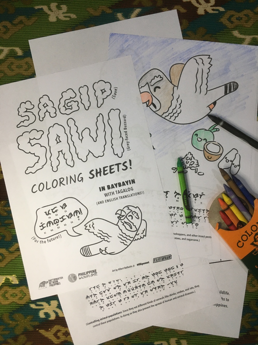 Cute Printable Coloring Pages or Coloring Sheets of the Grey-faced ...