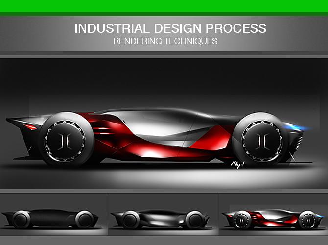Industrial Design Process - Rendering Techniques