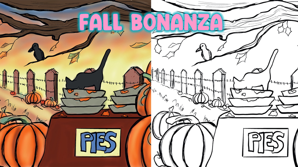 Fall Bonanza Coloring Page
