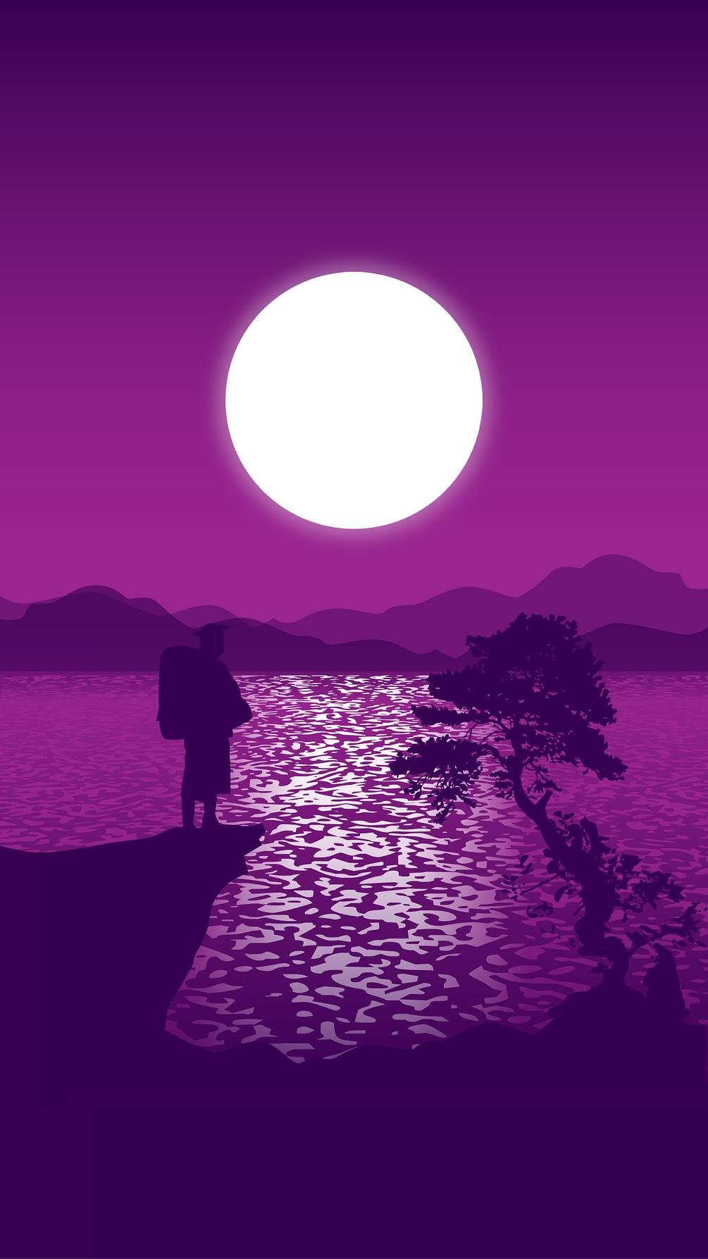 Purple Land Wallpaper