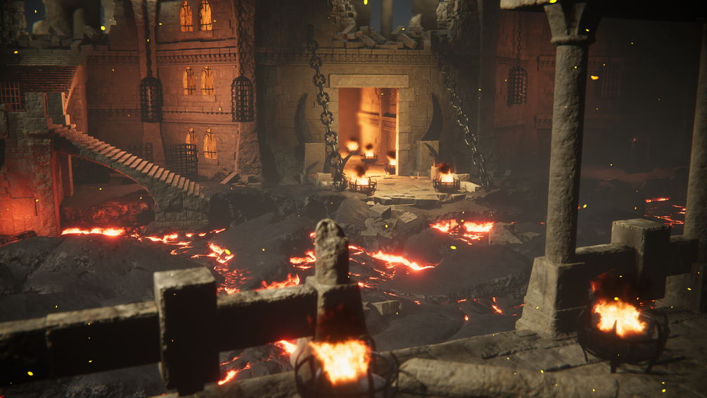 Infernal Fortress | Deadly Dungeons: Infernal | Demo Scene