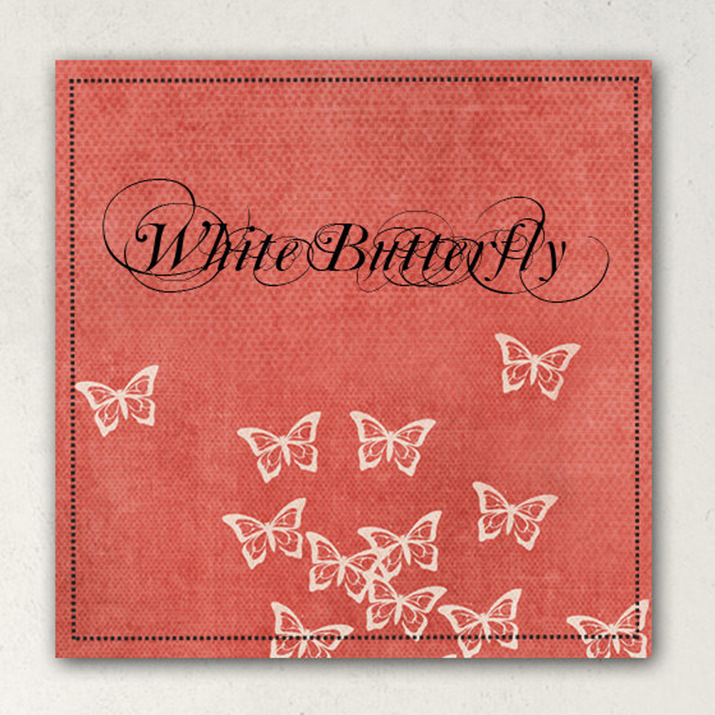White Butterflies Etsy Shop BIG COVER Set