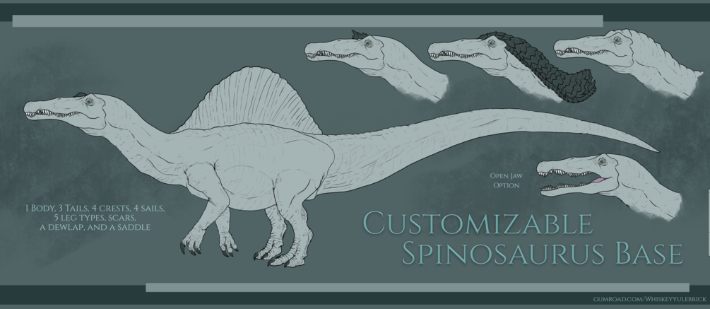 Spinosaurus - Customizable Base
