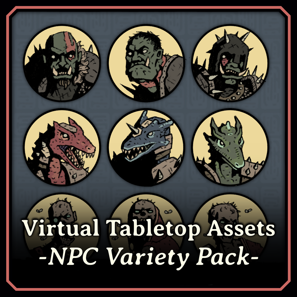 9 NPC Token Variety Pack