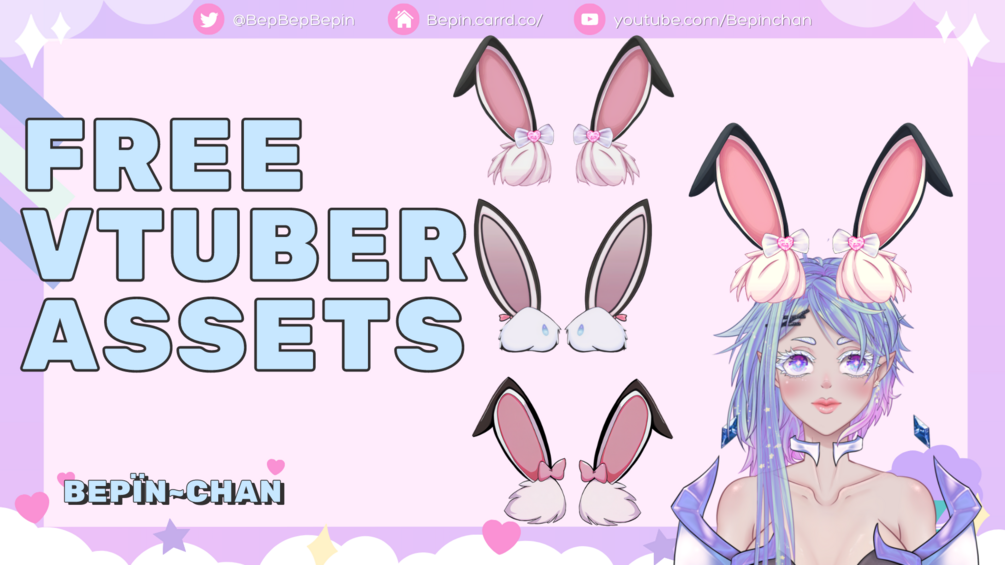 *FREE* Vtuber Assets - Bunny Ears