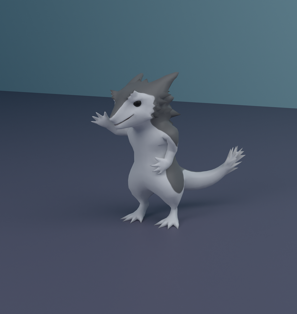 Chibi Sergal avatar for vrchat