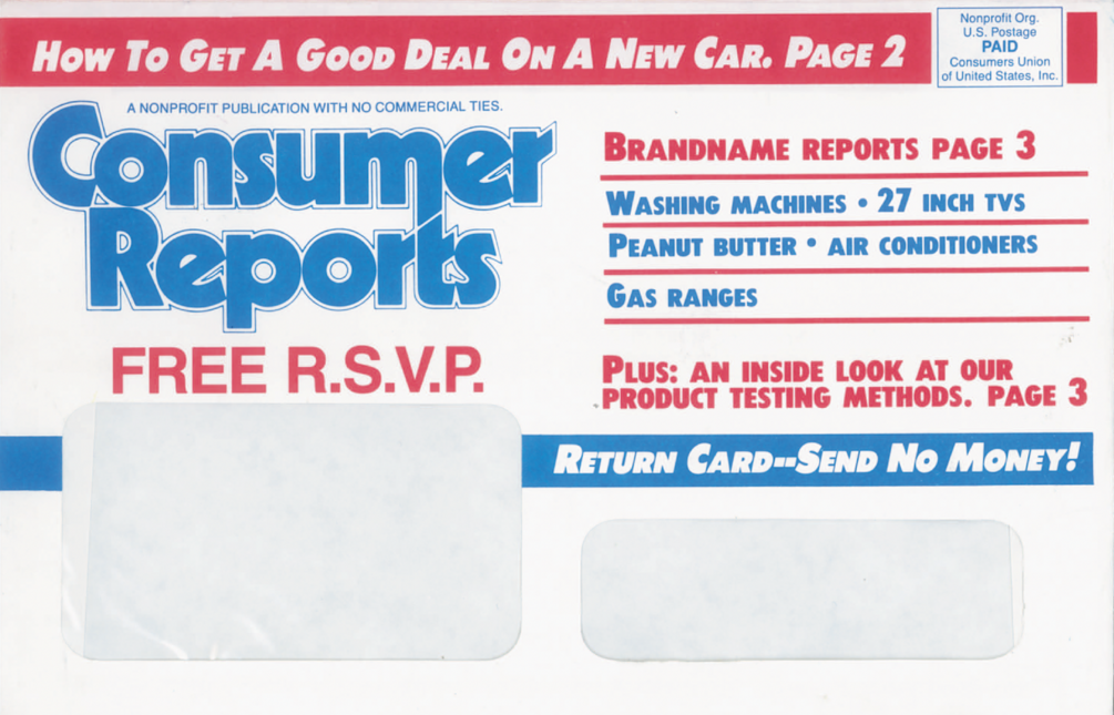 Video Copywriting Hack 18: My Classic Consumer Reports Direct Mail Package