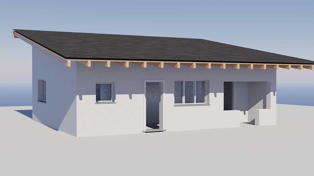 3d House Blend file
