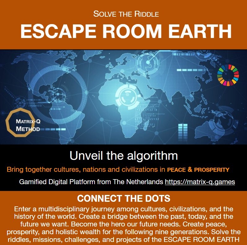 Escape Room Earth - Matrix-Q Riddles of time, peace & prosperity ...