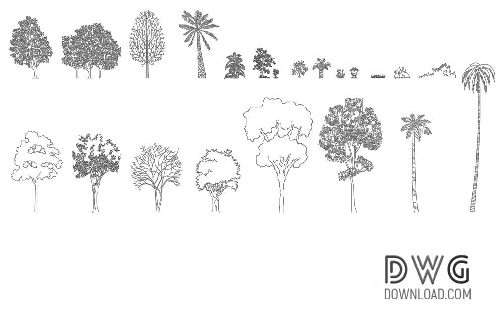 Tree Cad Blocks - FN0294