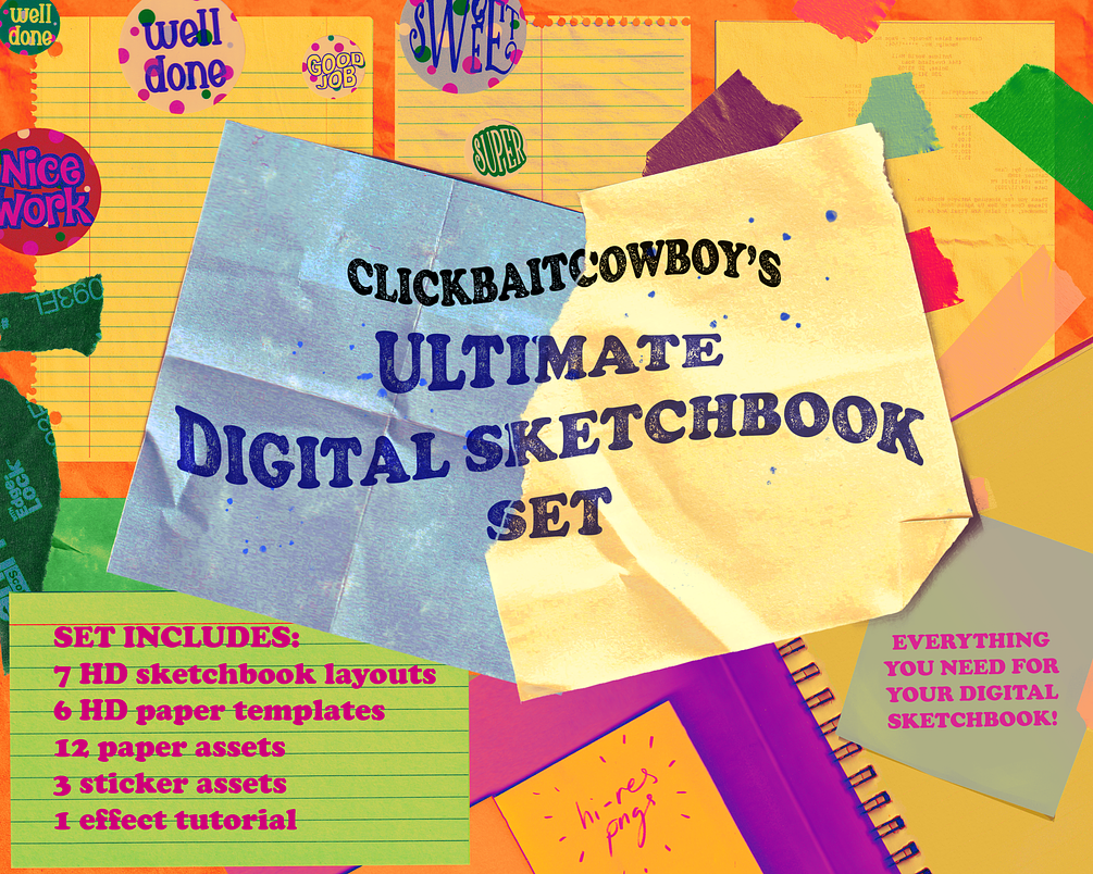 Ultimate Digital Sketchbook Set