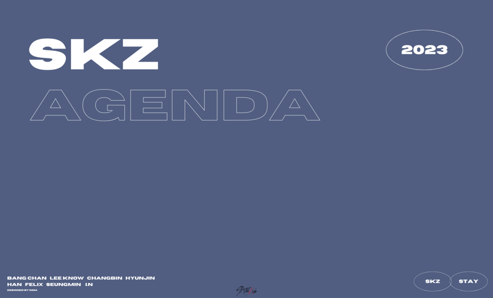 SKZ Stay 2023 Agenda