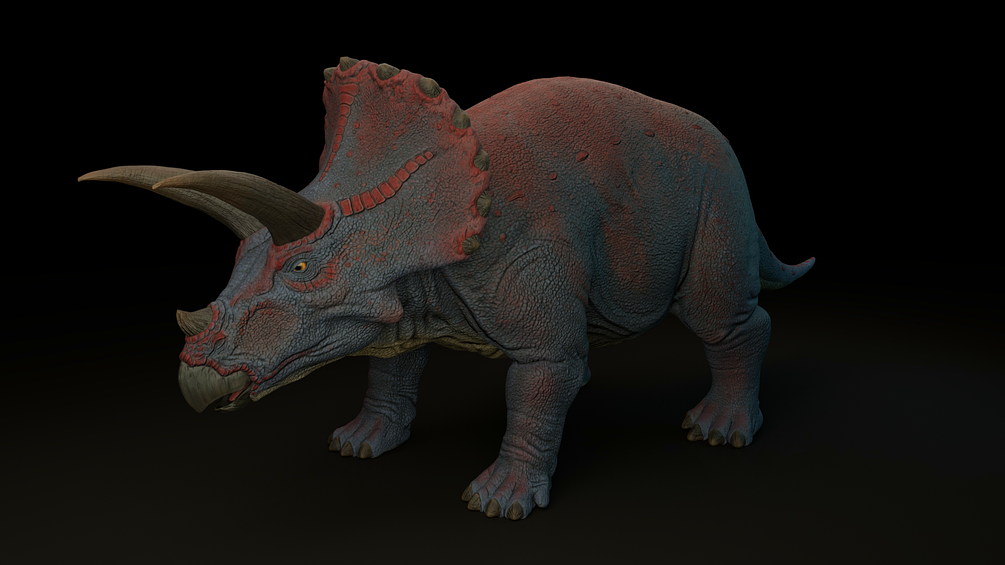 Triceratops 3D Model