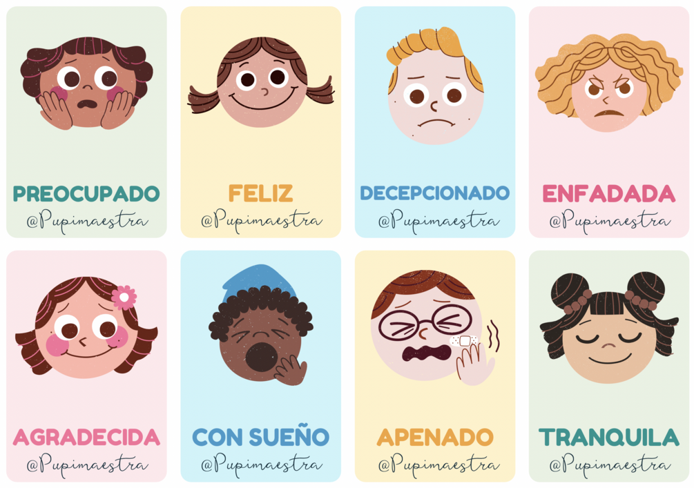 FLASHCARDS EMOCIONES