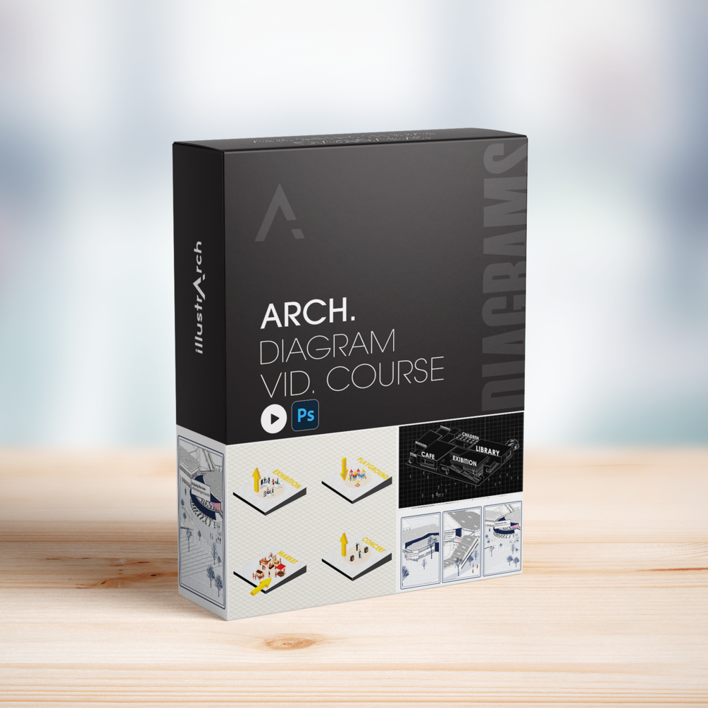 📐 Architectural Diagrams with Photoshop | Video Course