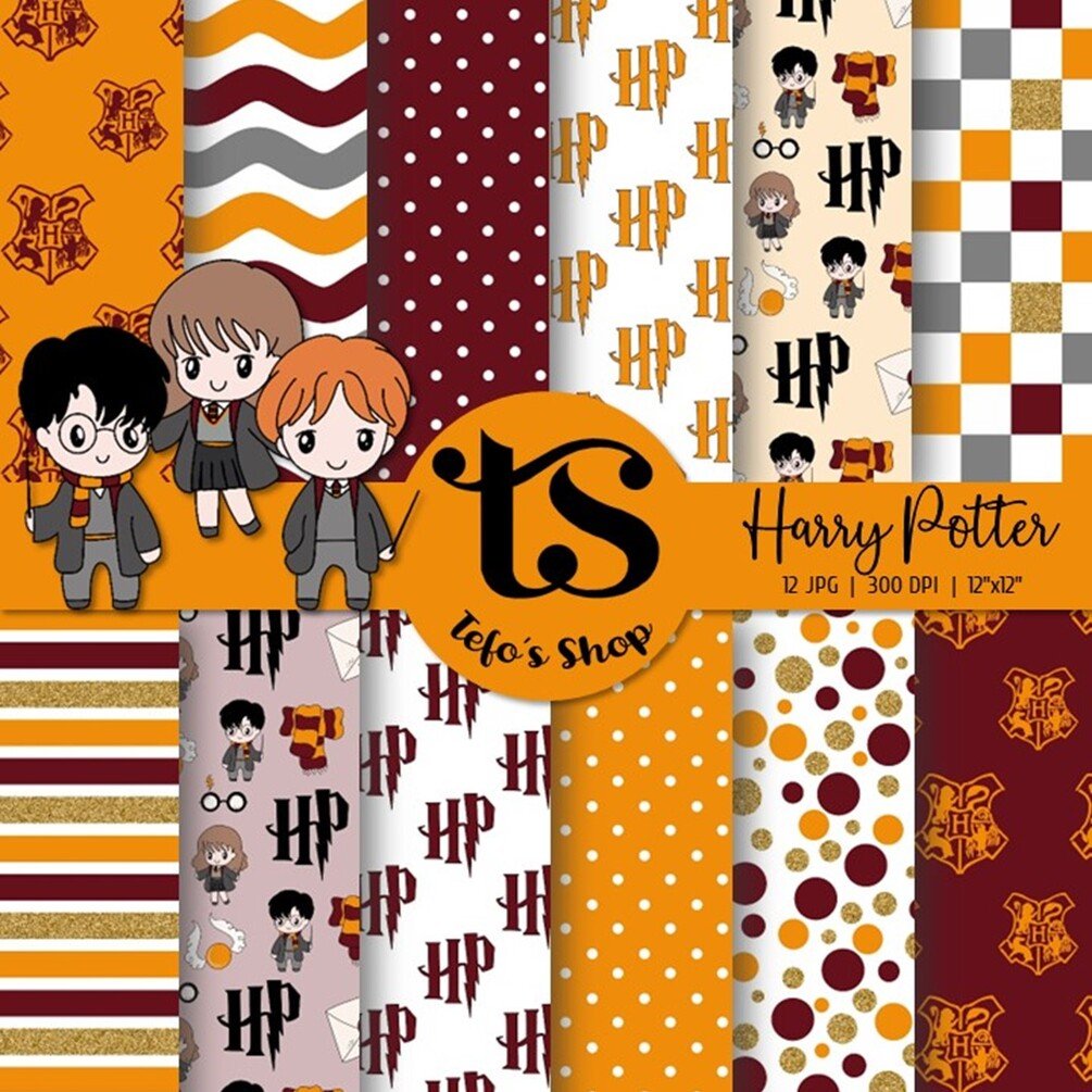 Harry Potter Papeles digitales | Paper pack