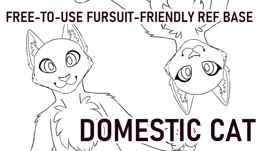 F2U Cat Fursuit Reference Bases