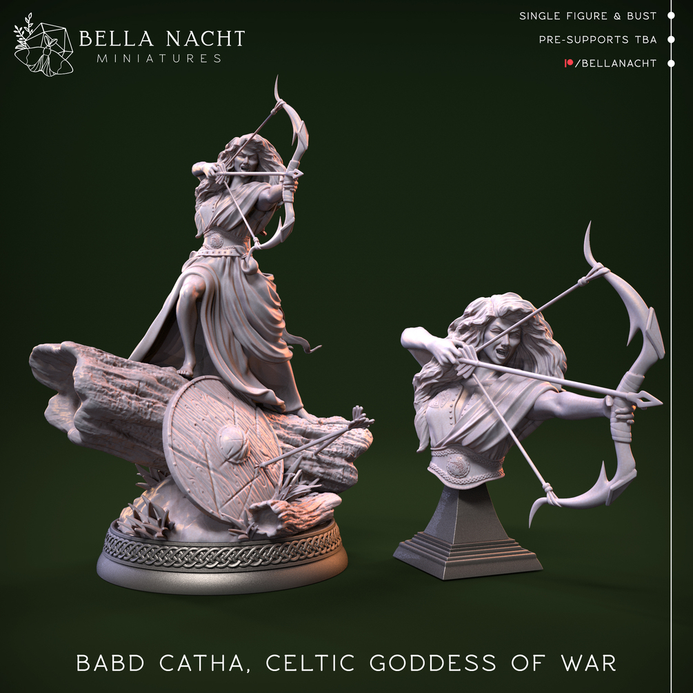 Patreon | January 2023 | Babd Catha, Celtic Goddess of War