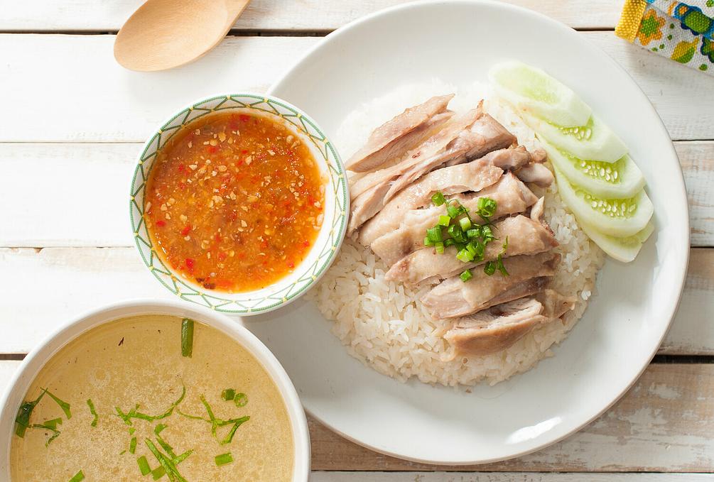 Cơm Gà Hải Nam- Chicken Fat Rice w/ Hoopes Vineyard Sauvignon Blanc Pairing