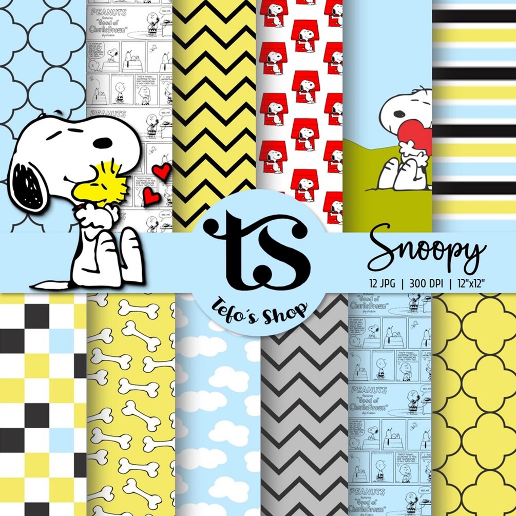 Snoopy | Papeles digitales | Paper pack