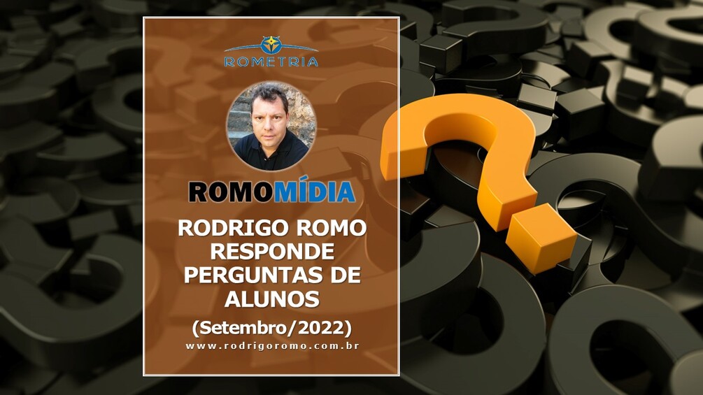 RODRIGO ROMO RESPONDE PERGUNTAS ENVIADAS POR ALUNOS (SET/22)