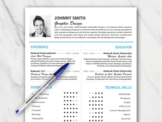 ‘John Smith’ Resume Template