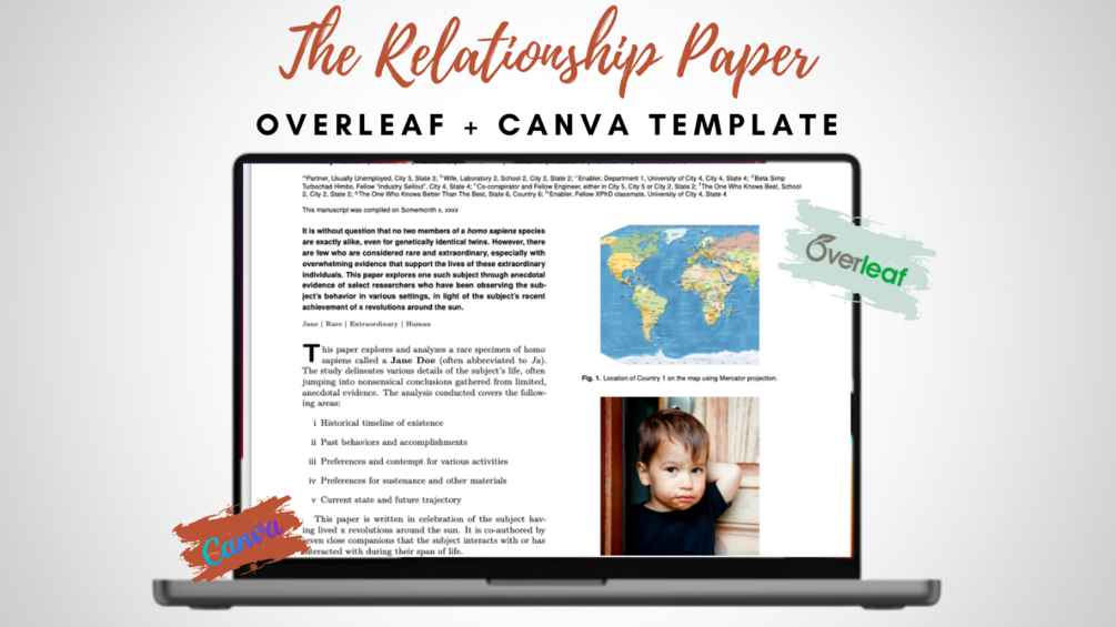 The Relationship Paper Template