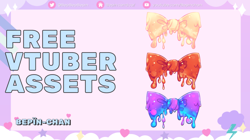*FREE* Vtuber Assets - Slime Bowtie