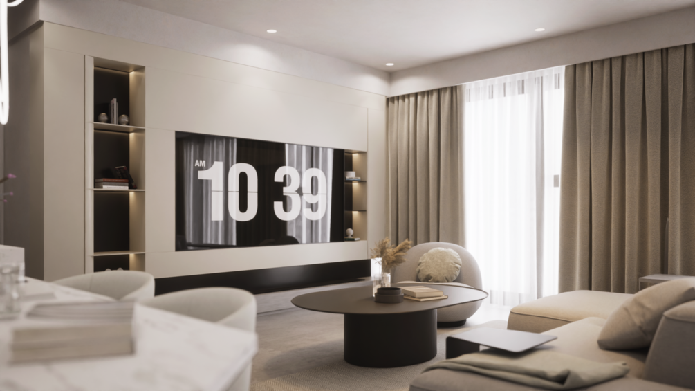 Twinmotion Scene | Living Room and Kitchen