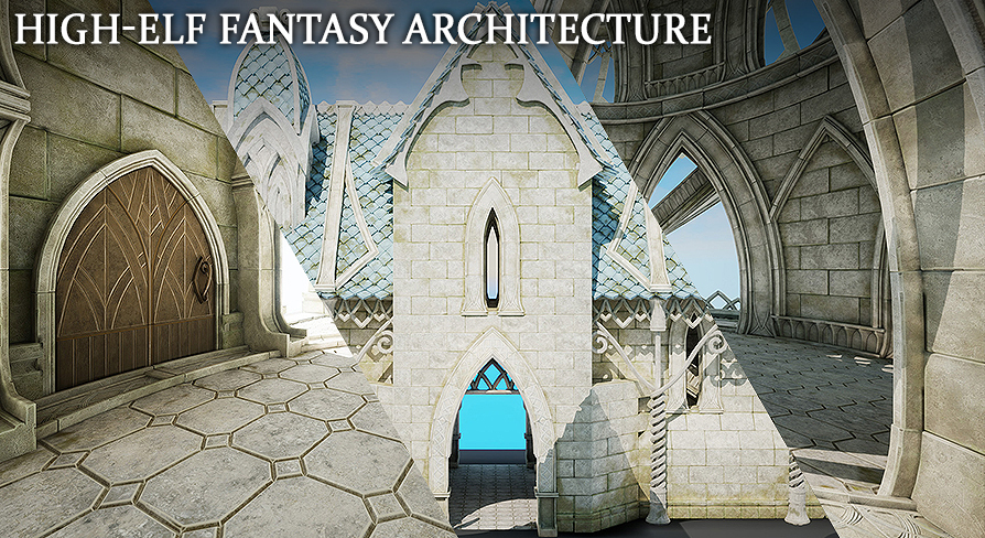 High Elf Fantasy Architecture